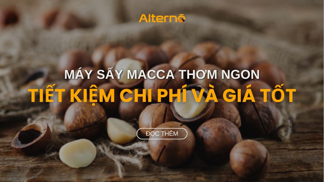 Máy sấy macca hạt khô giòn, giữ trọn dinh dưỡng, giá tốt
